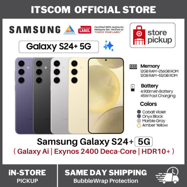 Samsung S24 Plus 12+256GB / 12+512GB | Galaxy A.I | Snapdragon 8 Gen 3 ...