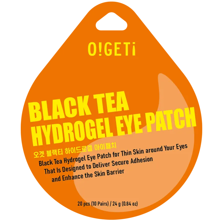 O!GETi Black Tea Hydrogel Under Eye Patches (10 pairs) - Ogeti | Lazada