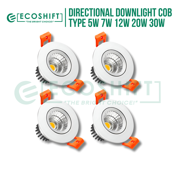 Ecoshift 5W 7W 12W 20W 30W Premium LED Downlight Directional COB Type ...