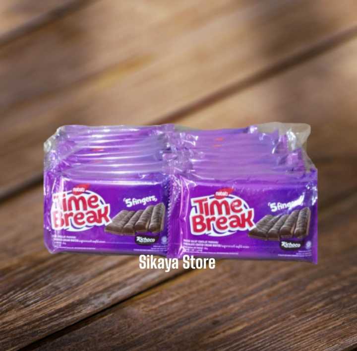 NABATI TIME BREAK 1pack isi 20pcs / TIME BREAK COKELAT 1000an / RICHOCO ...