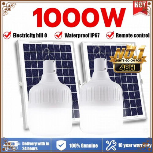 Solar LED Portable Solar Energy Panel Lighting System Camping Bulbs ...