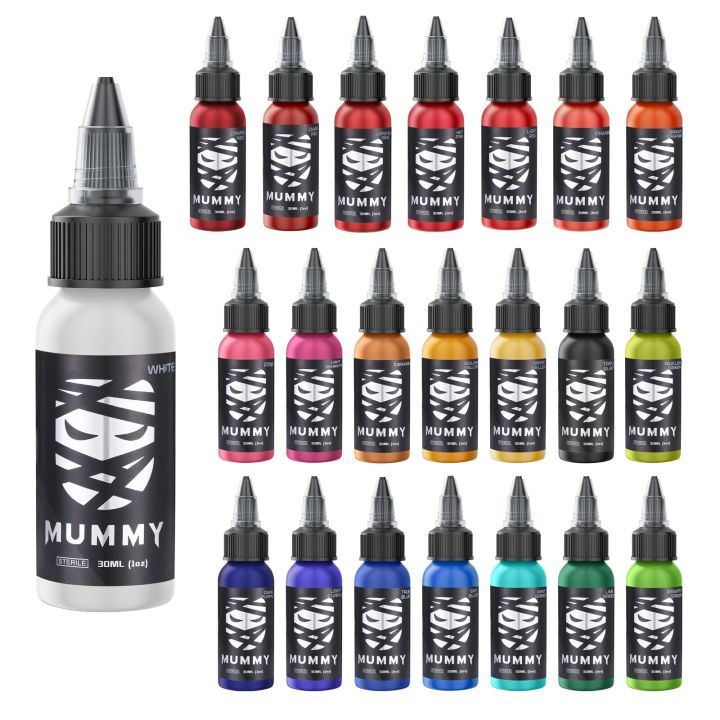 【Customizable】 Mummy Professional Tattoo Ink 30ml Body Art Sterilized ...