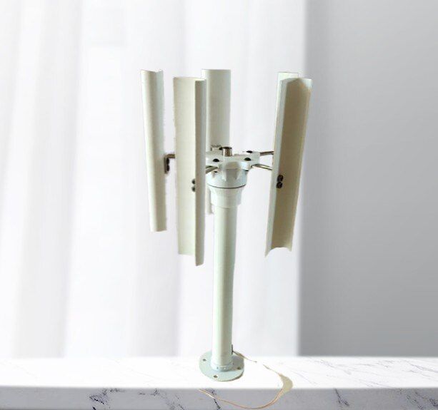 Vertical Five-bladed Wind Turbine Model Three-phase Permanent Magnet ...