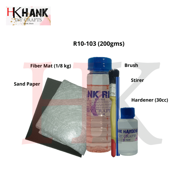 Fiberglass Premix Resin DiY Repair Kit Complete Set 3 | Lazada PH