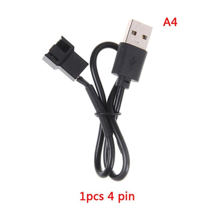 Graceful USB 2.0 a male to 4 pin 3 pin connector adapter cable for 5v ...