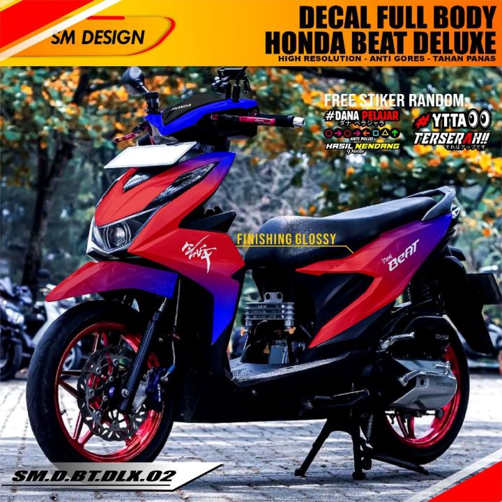 Stiker Decal Beat Deluxe Fullbody - Decal Beat New 2020-2024 Warna ...