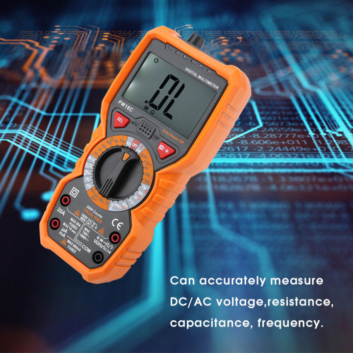 Digital Multimeter 6000 Counts Professional NCV Voltage Current ...