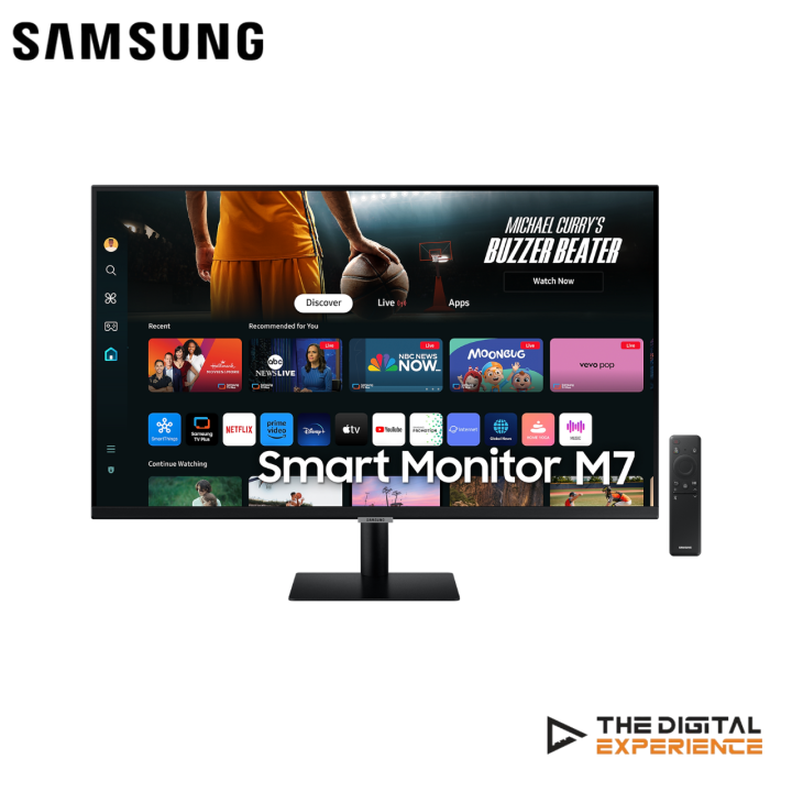 Samsung 32" M7 UHD 4K Smart PC Monitor / LS32DM700UEXXP/ Smart TV apps ...