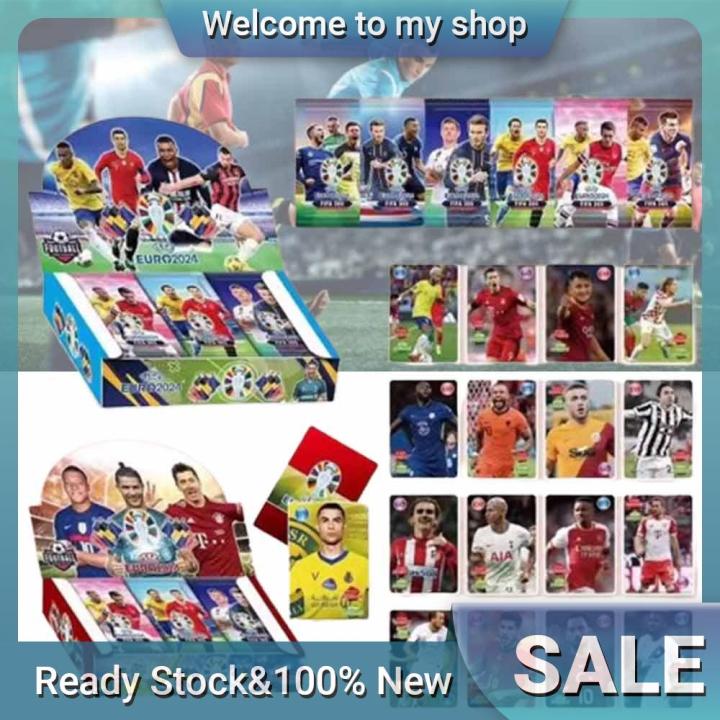 Full Box (36 packets) UEFA EURO. 2024 Trading Football Star Cards ...