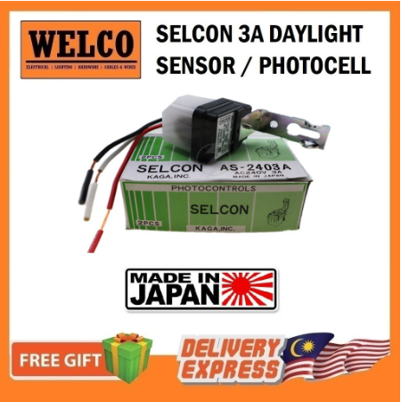 SELCON PHOTOCELL 3A LIGHT SENSOR [100% MADE IN JAPAN] | Lazada