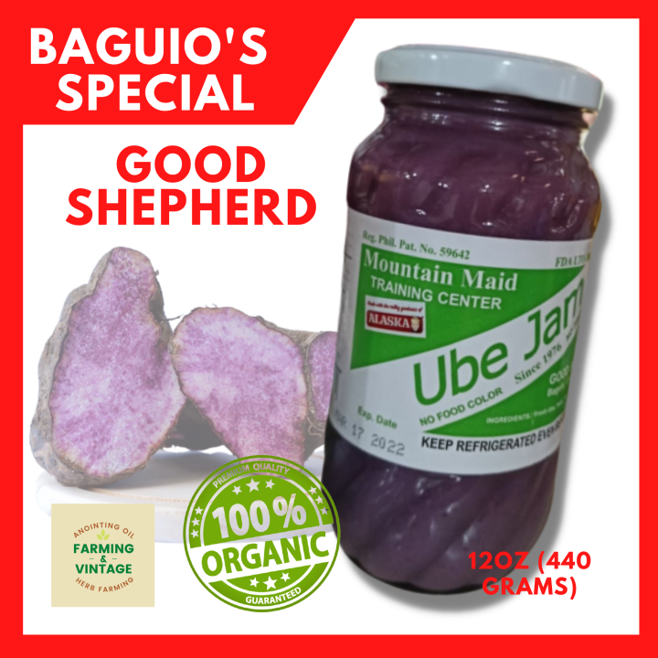 AUTHENTIC UBE JAM/BAGUIO Good Shepherd Ube Jam /12oz (440 grams ...