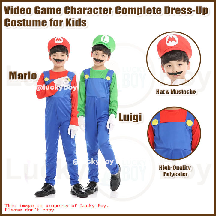 Video Game Character Complete Dress-up Costume for Kids | Lazada PH