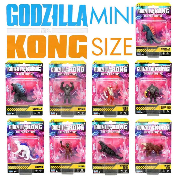Godzilla Vs Kong Gojira New Empire 2024 Mini-size Skar King Shimo Doll ...