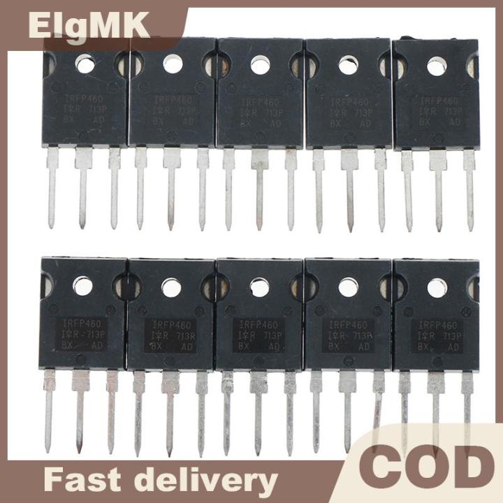 ElgMK 10Pcs IRFP460 20A 500V power MOSFET N-channel transistor TO-247 | Lazada PH