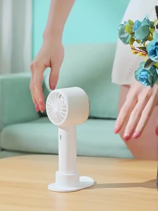 Semiconductor Handheld Cold Compress Fan Summer Desktop Small Fan Three ...
