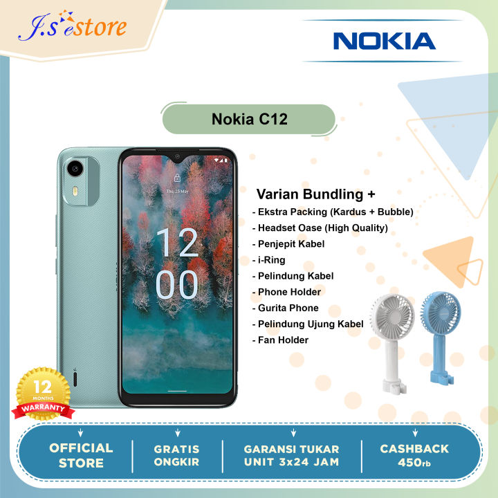 Nokia C12 Unisoc SC9863A1 Garansi Resmi Indonesia | Lazada Indonesia