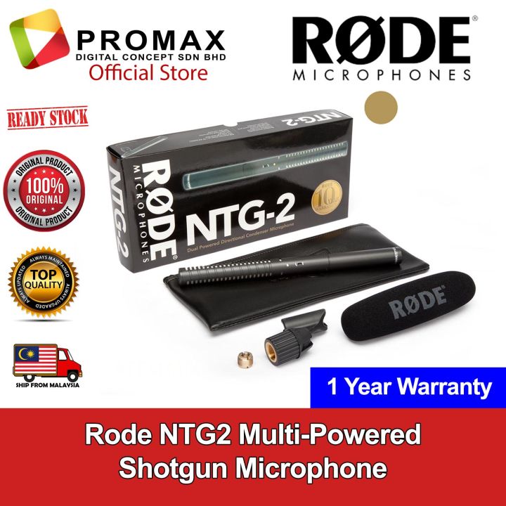 Rode NTG2 Multi Powered Shotgun Microphone ( NTG 2 / NTG-2 )100% ...