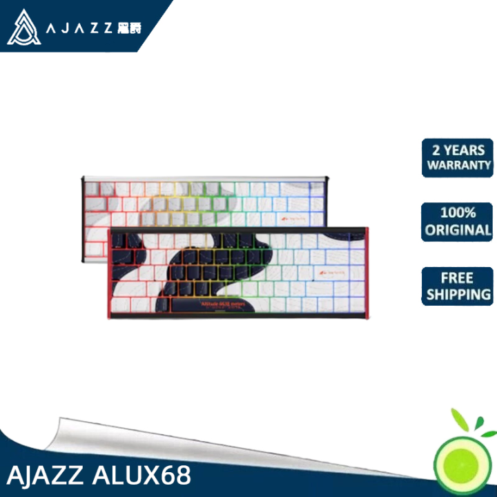 AJAZZ ALUX68 aluminum alloy CNC magnetic axis mechanical keyboard full ...
