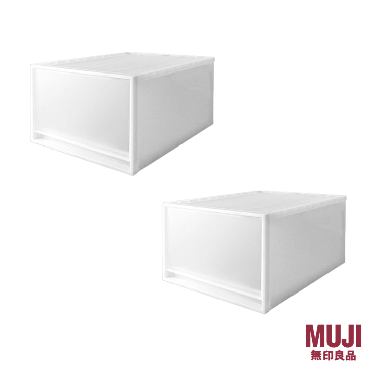 [Bundle of 2] MUJI PP Storage Wide 44 x 55 series | Lazada Singapore