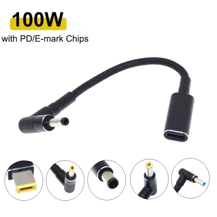 45W 65W 90W 100W Universal Laptop Power Adapter Connector Fast Charging ...