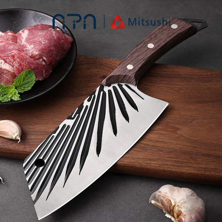Nipiin Original Japanese Chef's Knife Forged Chop Bone Knife Meat ...
