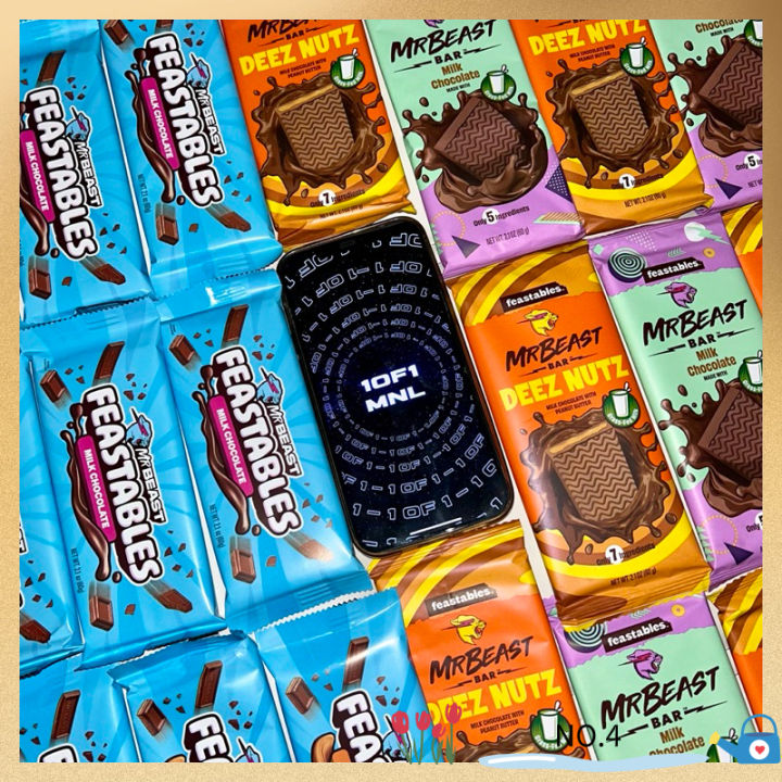 chocolateNEW & OLD MR BEAST FEASTABLES CHOCOLATE BARSchocolate | Lazada PH