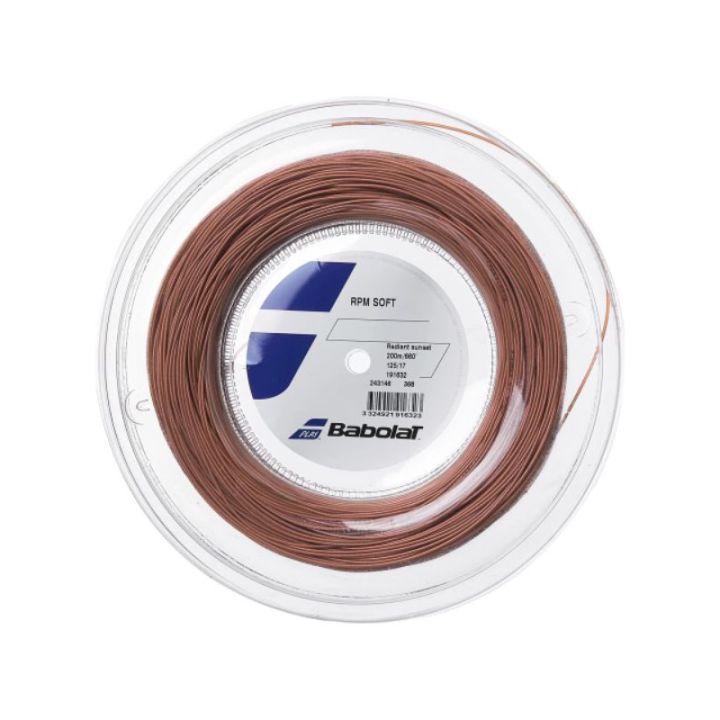 Babolat RPM SOFT Tennis String 17g/1.25mm (REEL) - 200m/660ft | Lazada