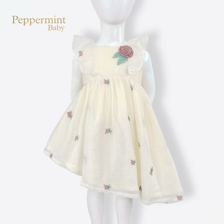 Peppermint Baby Katalinna Dress (Cream/Embro) | Lazada PH