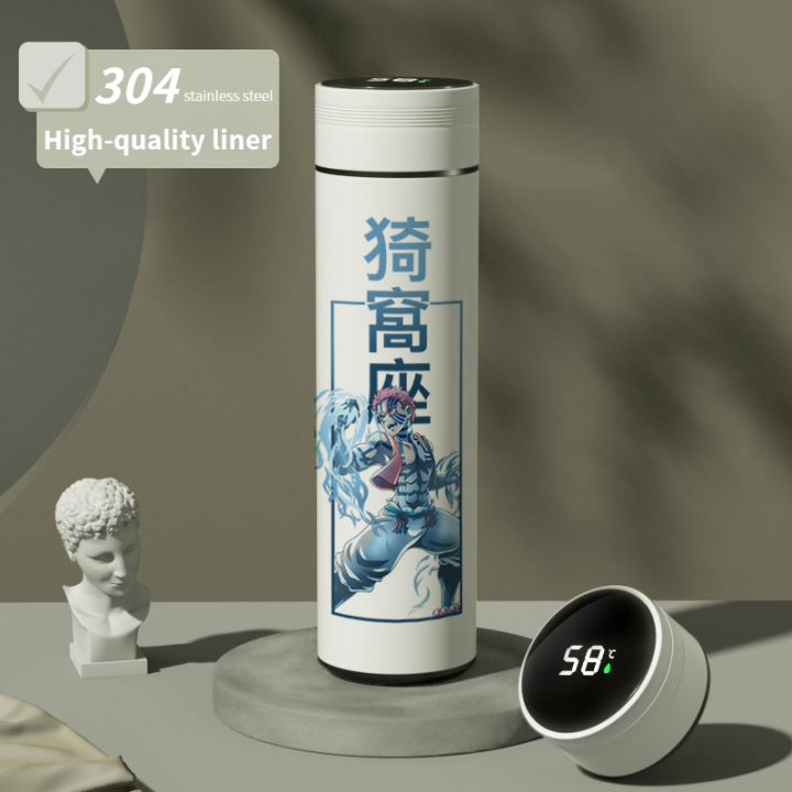 Anime water cup insulation cup Demon Slayer Akaza Album Hakuji 304 ...