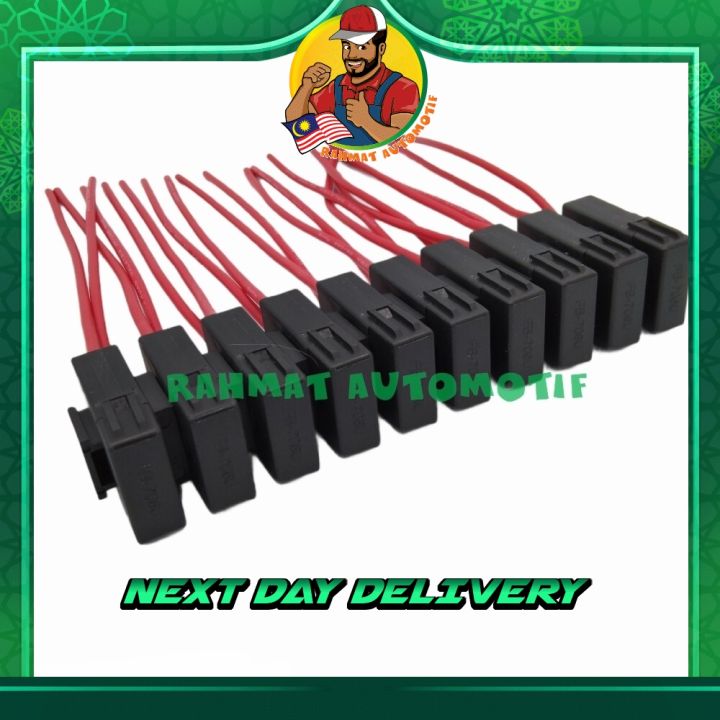 3721 Silver Colour Terminal Clip Tinned Copper Plug in Fuse Holder Box ...