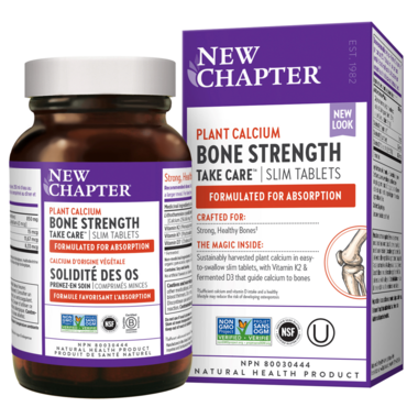 New Chapter Plant Calcium Bone Strength 120 Slim Tablets | Lazada PH