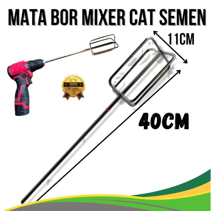 Mata Bor Mixer Pengaduk Semen dan Cat Alat Adukan Besi 40 Cm RAH TEHNIK ...