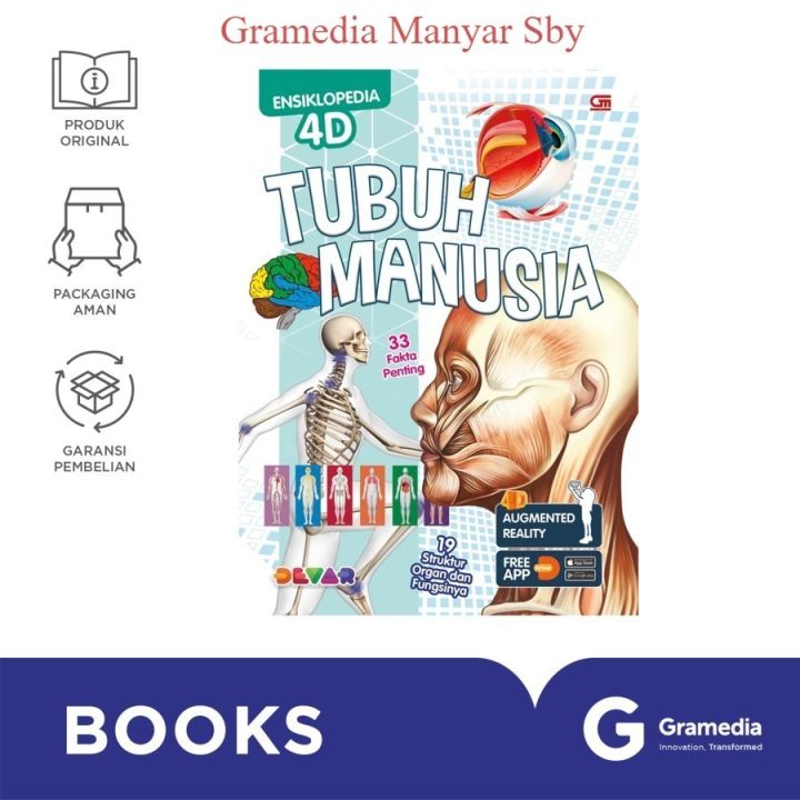 Ensiklopedia 4D Tubuh Manusia (Devar Entertainment) | Lazada Indonesia