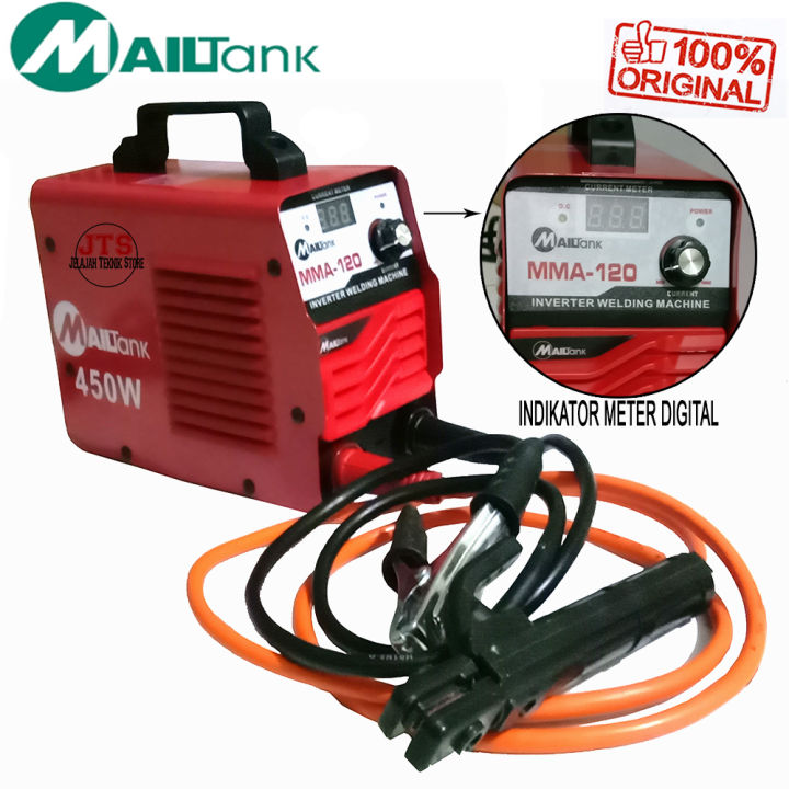 NEW!!! Mesin Las 450 Watt MAILTANK Inverter Welding Machine SH345G Travo Las MMA-120A Mesin ...