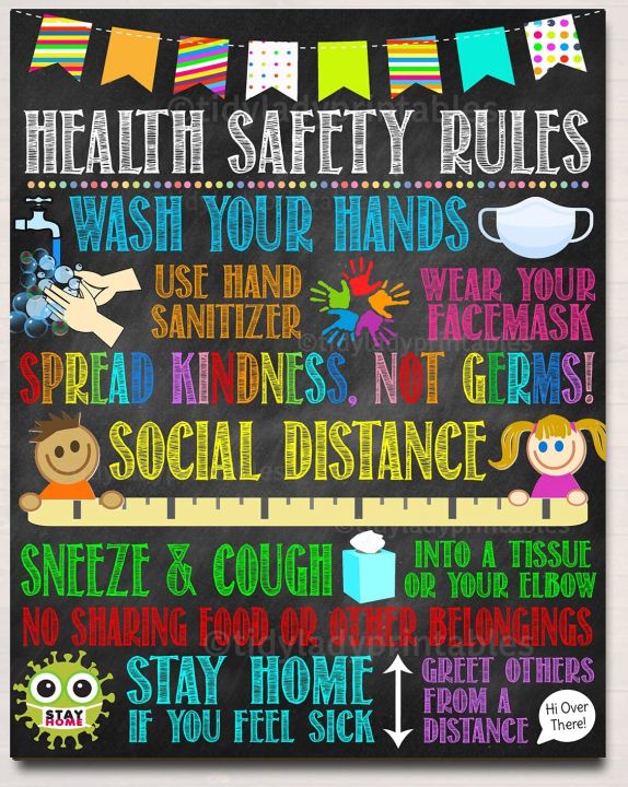 School Health Safety Poster Health Clinic Nurse Classroom Teacher ...