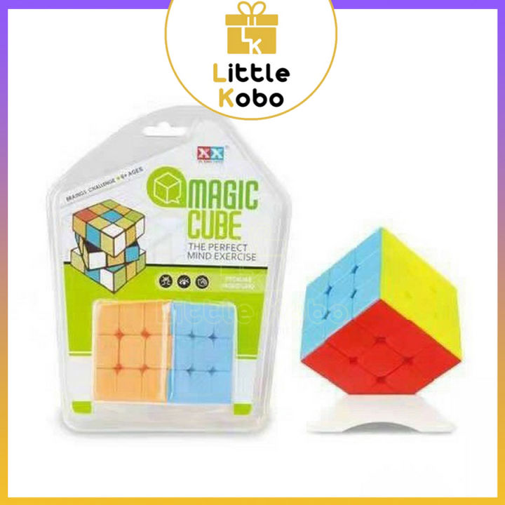 [Vỉ Nhựa] Rubik 3x3 Stickerless Rubic 3 Tầng 3x3x3 Không Viền Đồ Chơi ...