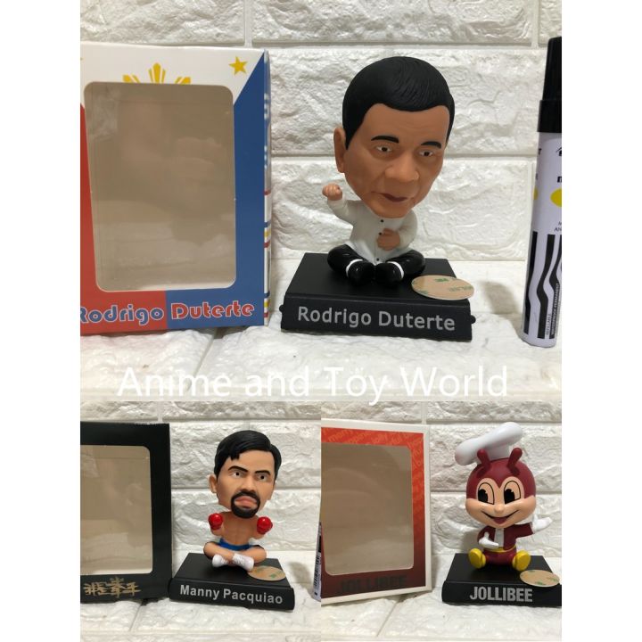 Rodrigo Duterte,Manny Pacquiao,Jollibee Bobblehead Bobble Head ...