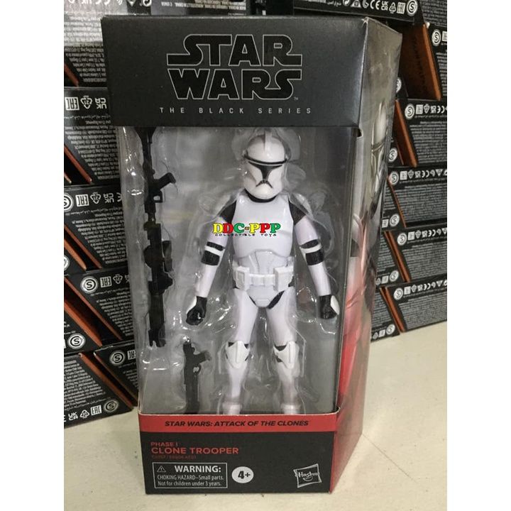 PHASE 1 CLONE TROOPER AOTC StarWars The Black Series 6-inch Action ...