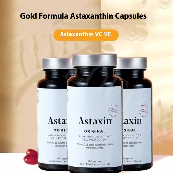 Astaxin natural astaxanthin Haematococcus pluvialis 120 pieces Sweden ...