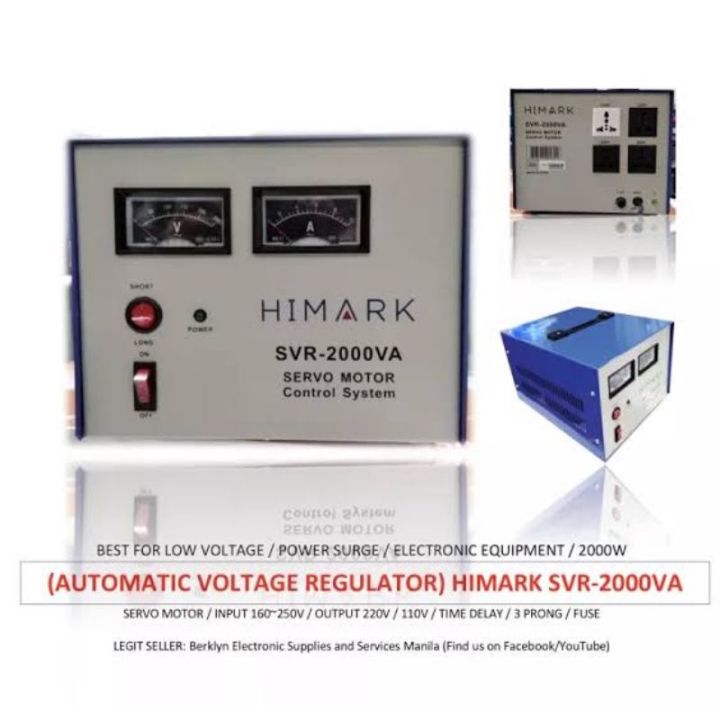 Himark SVR-2000 VA AVR Automatic Voltage Regulator 2000W | Lazada PH