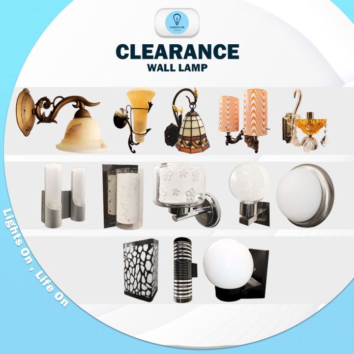 CLEARANCE Wall Lamp Lampu Dinding Murah | Lazada