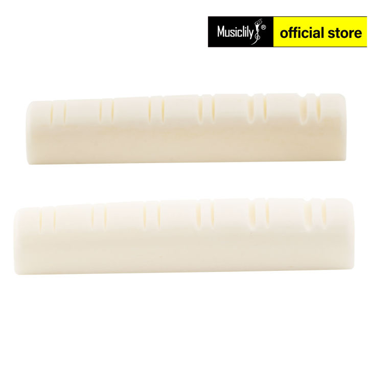 Musiclily Slotted 41mm String Spacing Bone 12 String Acoustic Guitar ...
