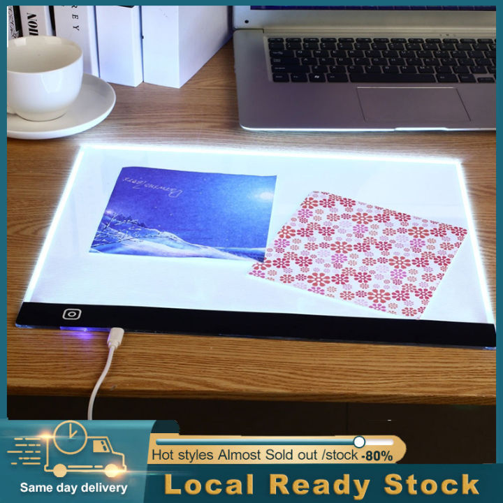 A4 LED Artist Thin Art Stencil Drawing Board Light Box Tracing Table ...