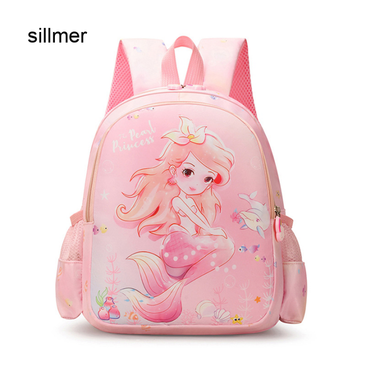 Cartoon Mermaid Child Girl Backpack Cute Mini School Bag Kindergarten ...