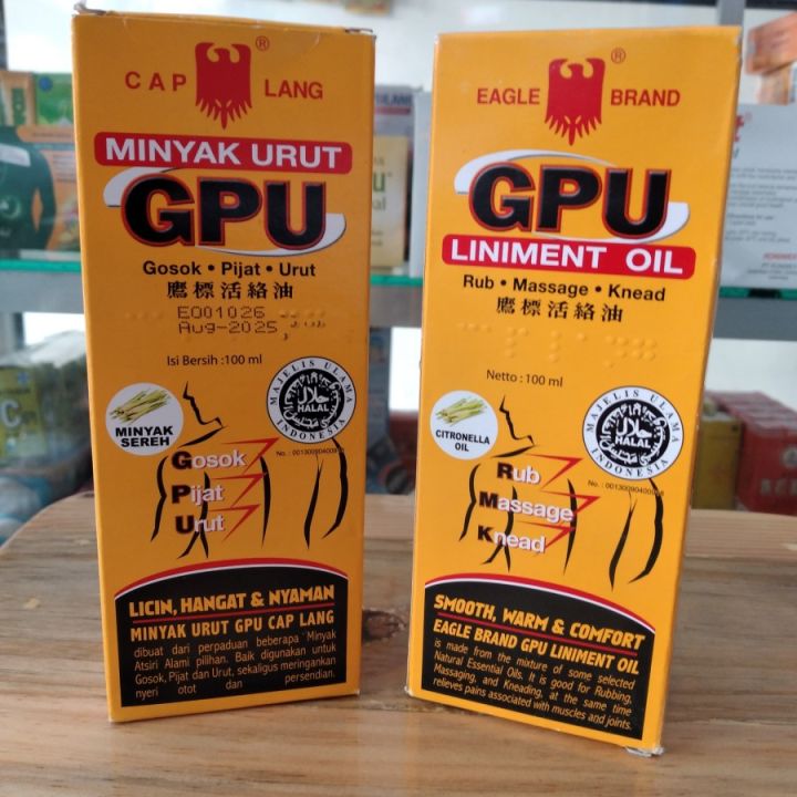 Minyak Urut GPU "Gosok, Pijat, Urut" 30 ml | Lazada Indonesia