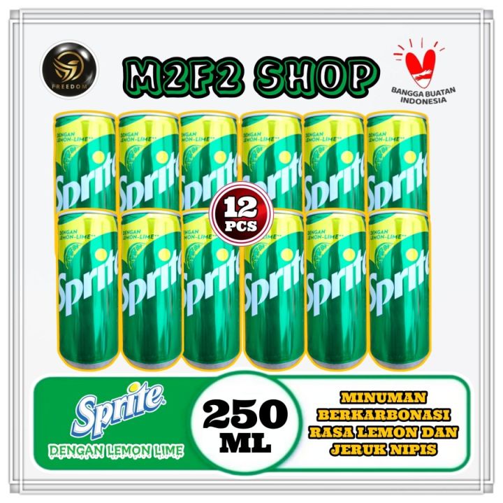 Sprite Minuman Bersoda Kaleng | Can - 250 ml (Kemasan 12 Pcs) | Lazada ...