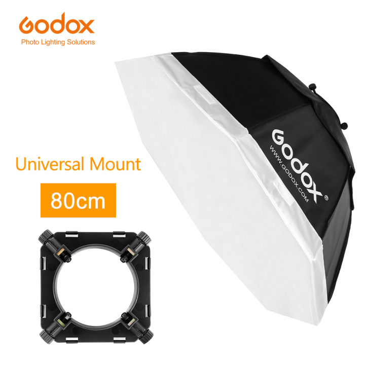 Godox 80cm Octagon Softbox Universal Mount Studio Strobe Lighting Godox ...