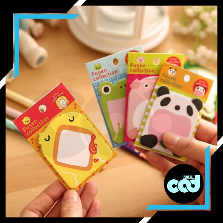 CODMALL R457 Memo Sticky Notes Zoo Animal Buku Catatan Kecil Mini Book ...