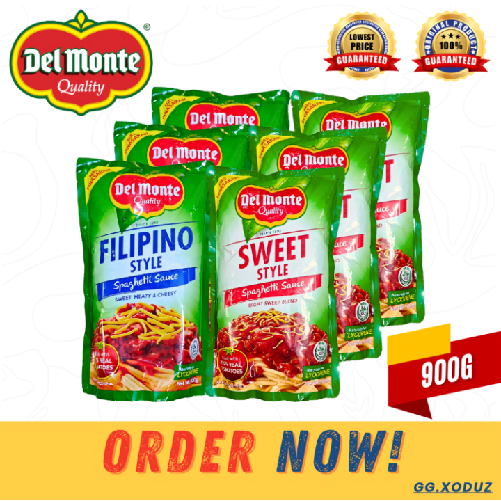 DEL MONTE Sweet and Filipino Style Spaghetti Sauce 900 grams - Halal ...
