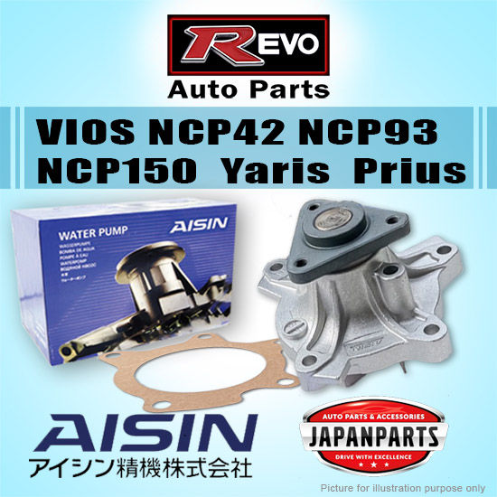 100% Original Toyota Aisin Japan Premium Water Pump TOYOTA VIOS NCP42 ...